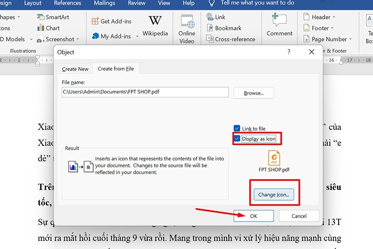 Cách chèn file PDF vào Word cho sinh viên và dân văn phòng