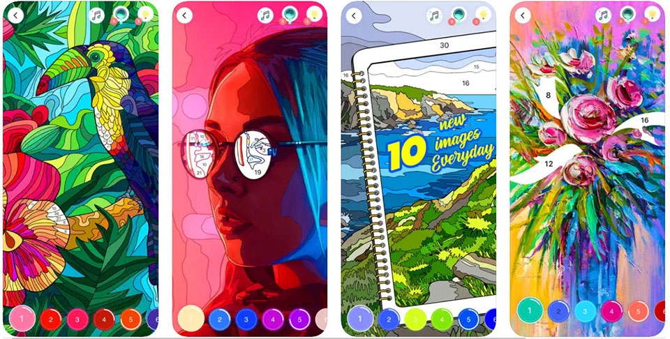 15 game tô màu trên Android và iOS để bạn thỏa sức sáng tạo