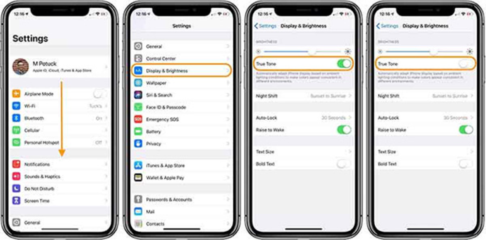 True Tone là gì? Tác dụng và cách bật công nghệ True Tone trên iPhone