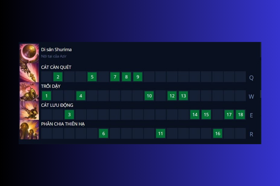 Hướng dẫn build Azir Liên Minh Huyền Thoại mùa 13 chi tiết