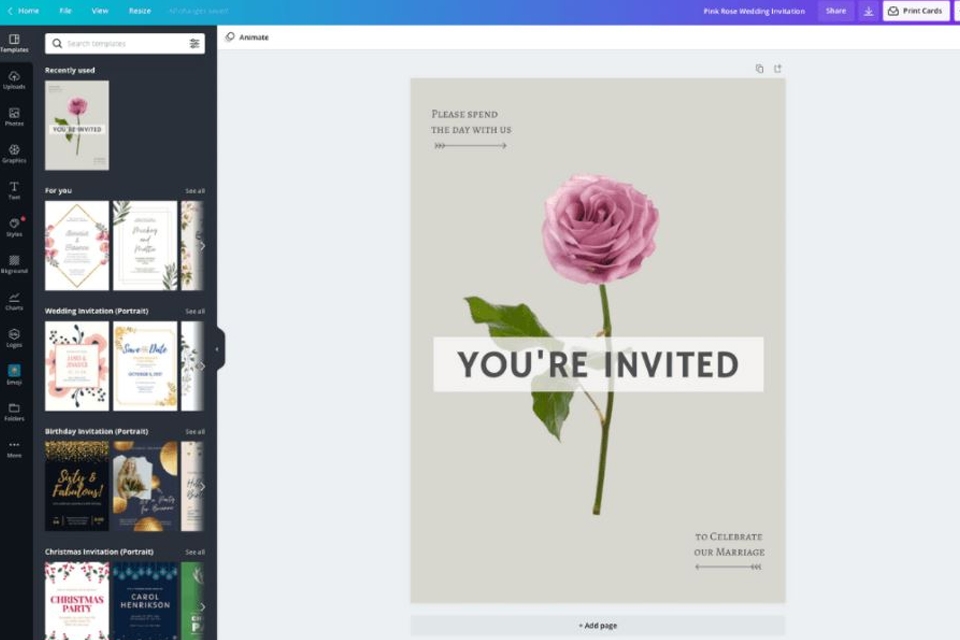 11 website thiết kế thiệp cưới online miễn phí cho các cặp đôi