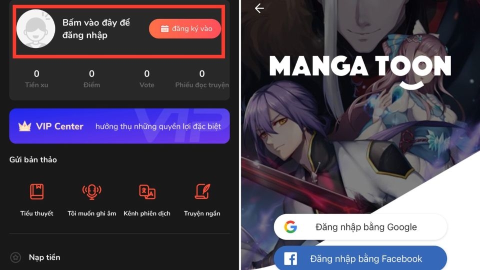 MangaToon - Ứng dụng viết truyện kiếm tiền uy tín