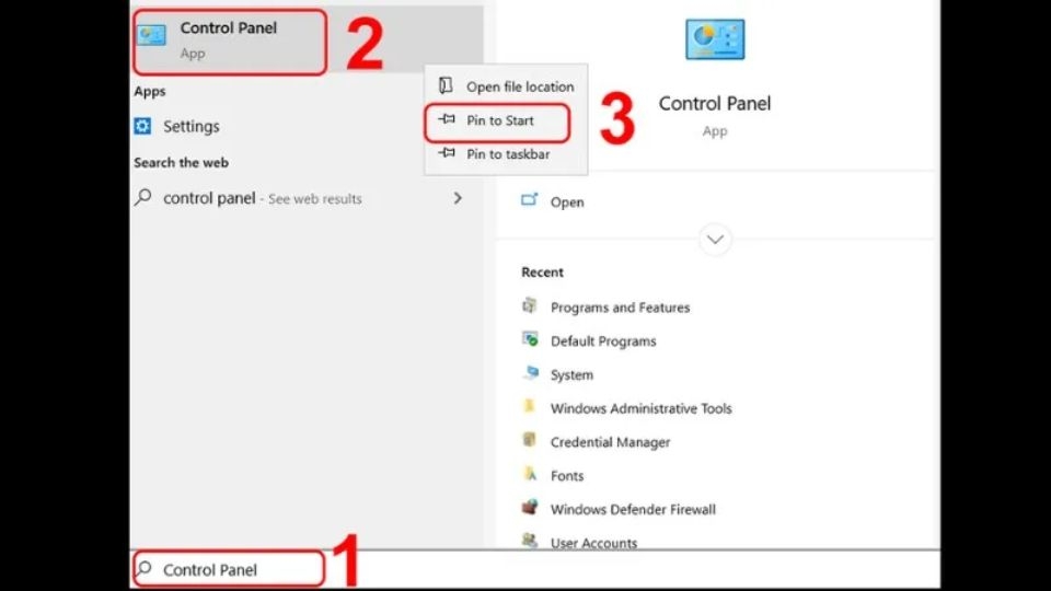 Bật mí 13 cách mở Control Panel trên Win 10 cực đơn giản 2023