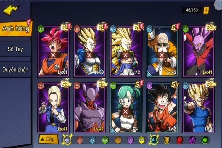 Chiến binh truyền thuyết - Game đấu tướng phiên bản Dragon Ball
