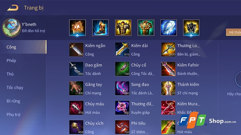 Cách chơi Y'bneth Liên Quân Mobile, vị tướng đỡ đòn mạnh mẽ