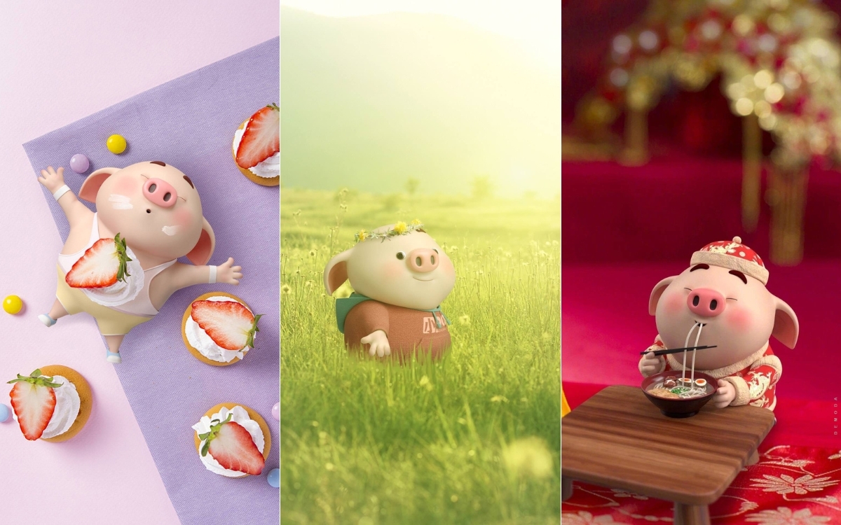 Lưu ngay 100+ hình nền con heo đáng yêu cho điện thoại, máy tính