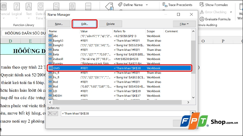 Hướng dẫn khắc phục lỗi Name Conflict trong Excel cực hiệu quả
