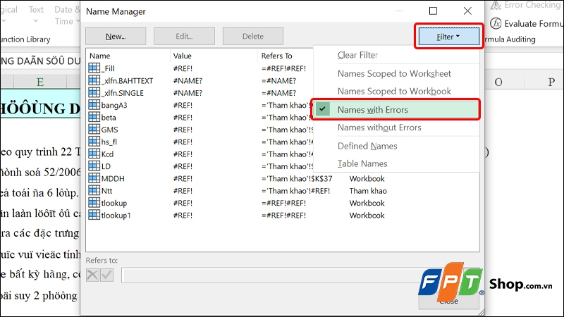 Hướng dẫn khắc phục lỗi Name Conflict trong Excel cực hiệu quả