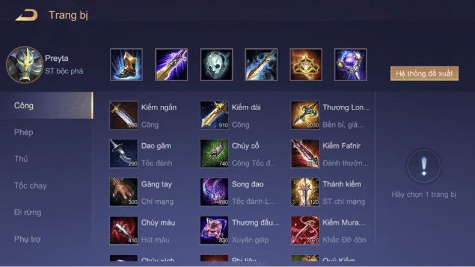 Cách chơi Preyta Liên Quân chi tiết nhất để gánh team dễ dàng