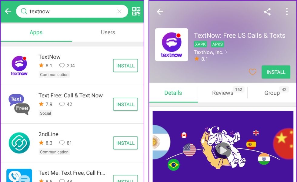TextNow: Trải nghiệm ứng dụng nhắn tin, gọi điện không giới hạn