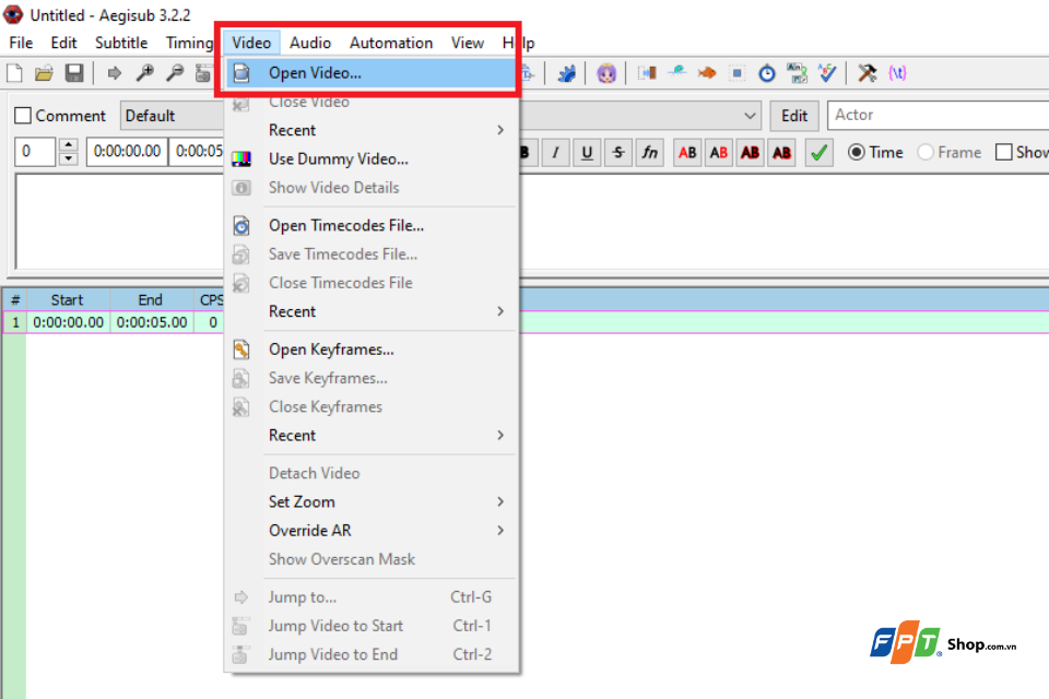 Hướng dẫn tải và sử dụng Aegisub để làm phụ đề phim cực đơn giản