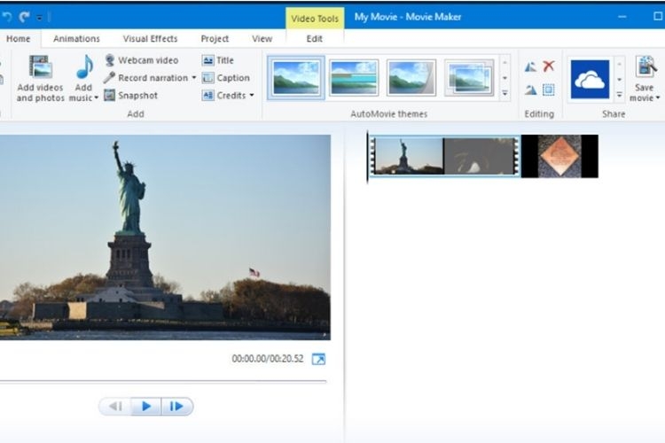 Windows Movie Maker - Tải về phần mềm tạo video từ ảnh