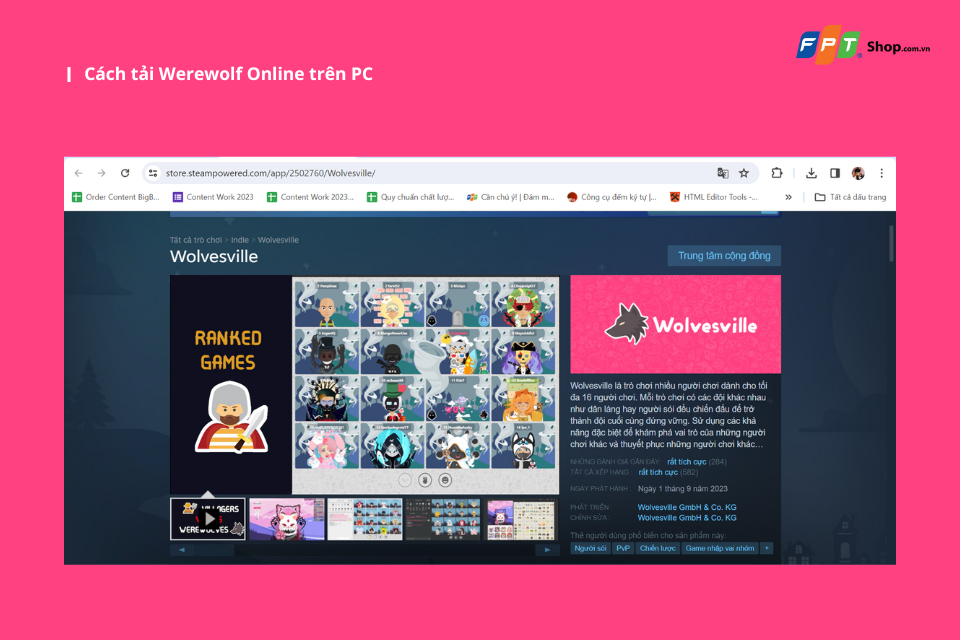 Hướng dẫn chi tiết cách tải Werewolf Online cho tất cả thiết bị