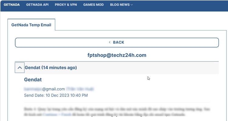 GetNada là gì? Chi tiết cách tạo email tạm và cách sử dụng