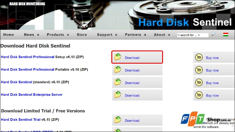 Hard Disk Sentinel: Phần mềm quản lý ổ cứng chuyên nghiệp