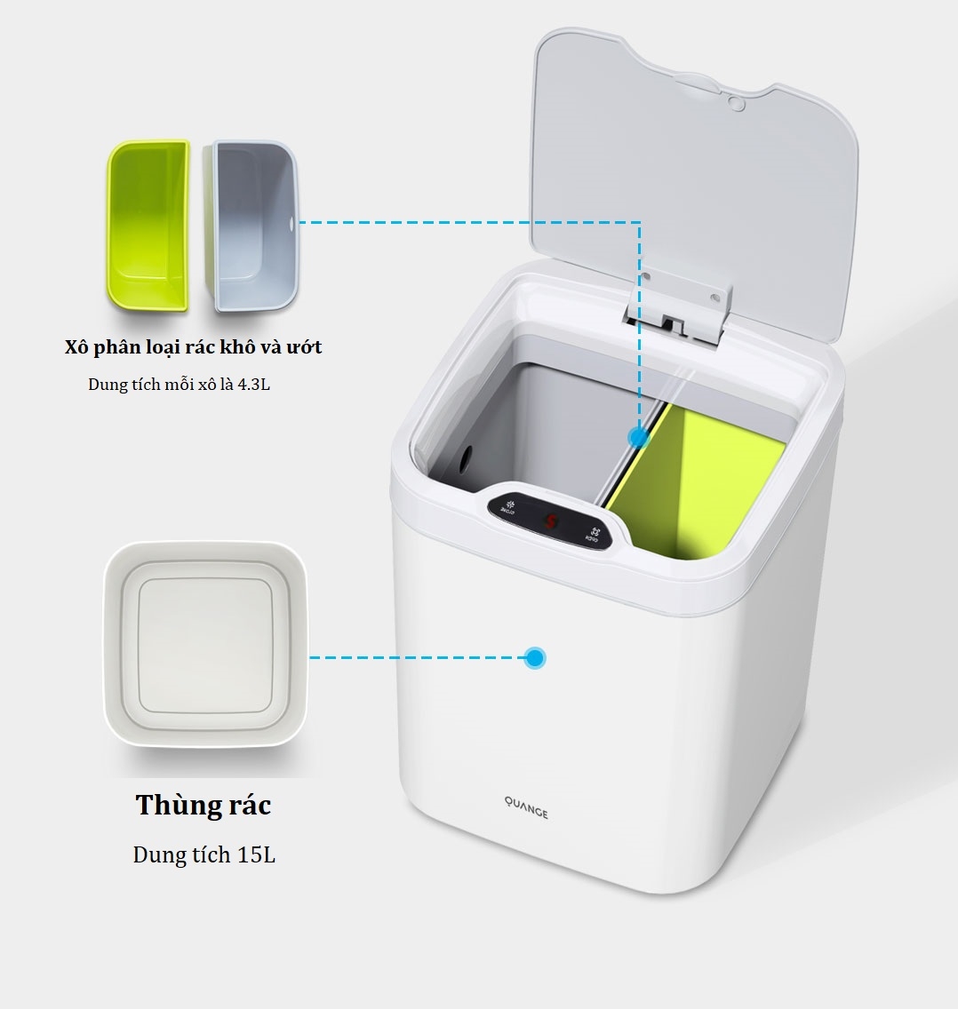 Thùng rác thông minh là gì? Những ưu điểm và lợi ích đáng dùng
