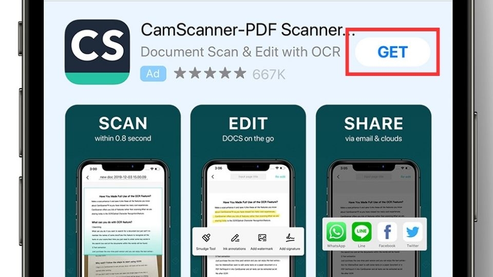 CamScanner - Ứng dụng scan ảnh chất lượng cao