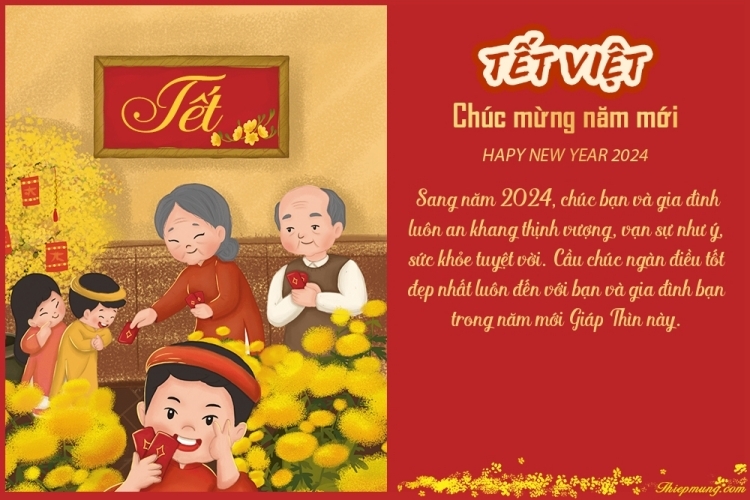 30+ mẫu thiệp chúc Tết 2024 đẹp & ý nghĩa không thể bỏ qua