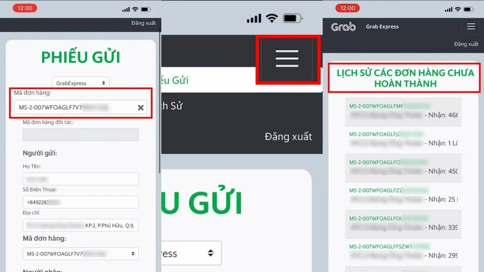 Phiếu gửi điện tử Grab: Hướng dẫn cách đăng nhập và sử dụng