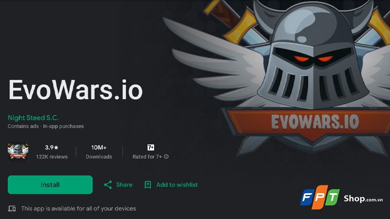 Cách tải EvoWars io trên điện thoại và máy tính siêu đơn giản
