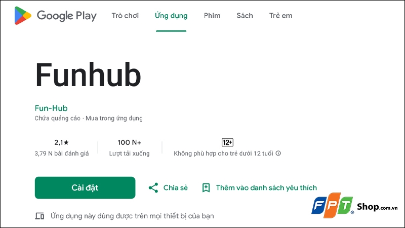 Tải Fuhu - Trải nghiệm giải trí đỉnh cao, không lo tốn kém