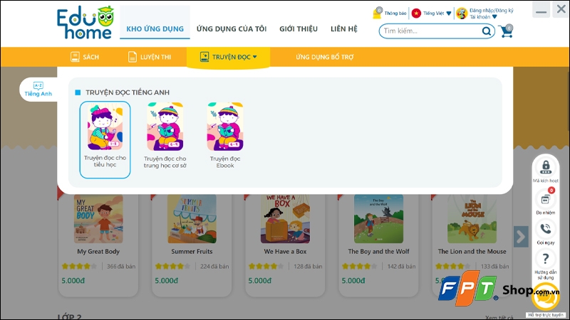 Eduhome - Học tiếng Anh hiệu quả với ứng dụng giáo dục