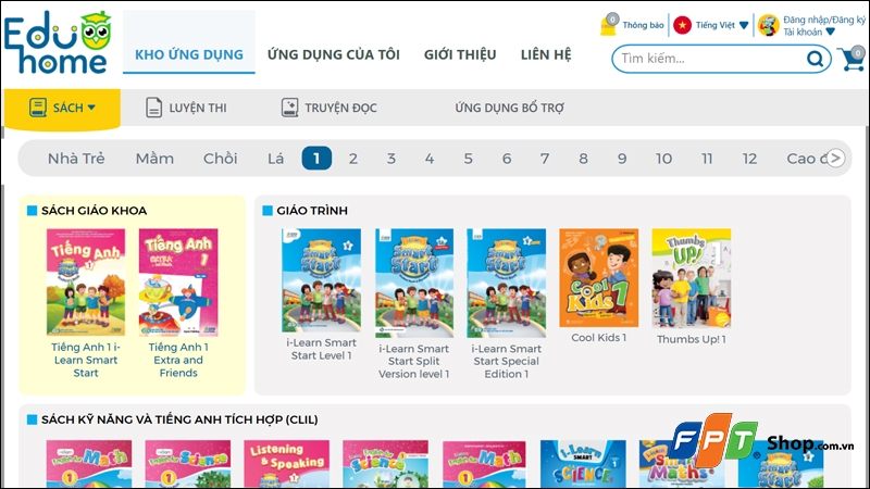 Eduhome - Học tiếng Anh hiệu quả với ứng dụng giáo dục
