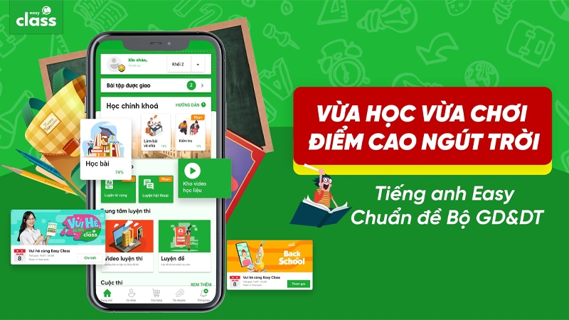 Easy Class: Giải pháp học tiếng Anh trực tuyến hiệu quả