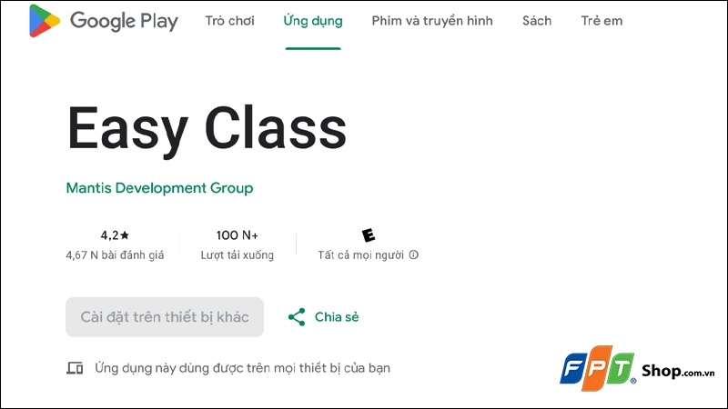Easy Class: Giải pháp học tiếng Anh trực tuyến hiệu quả