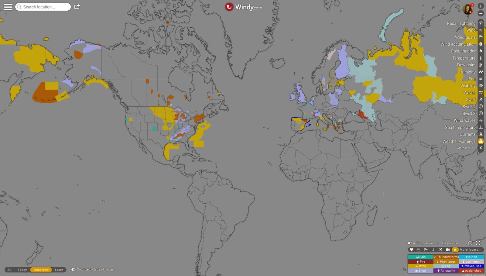 Hé lộ về Windy.com: Ứng dụng dự báo tình hình thời tiết cực chuẩn
