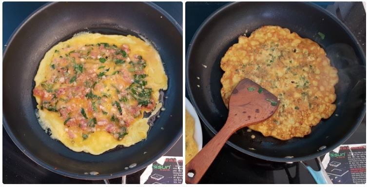 Thổi bùng vị ngon với món trứng rán lá lốt thơm ngon, bổ dưỡng