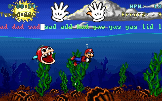Mario Teaches Typing - Cách tải và chơi game luyện gõ phím