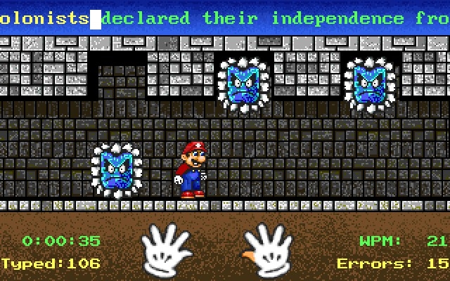 Mario Teaches Typing - Cách tải và chơi game luyện gõ phím