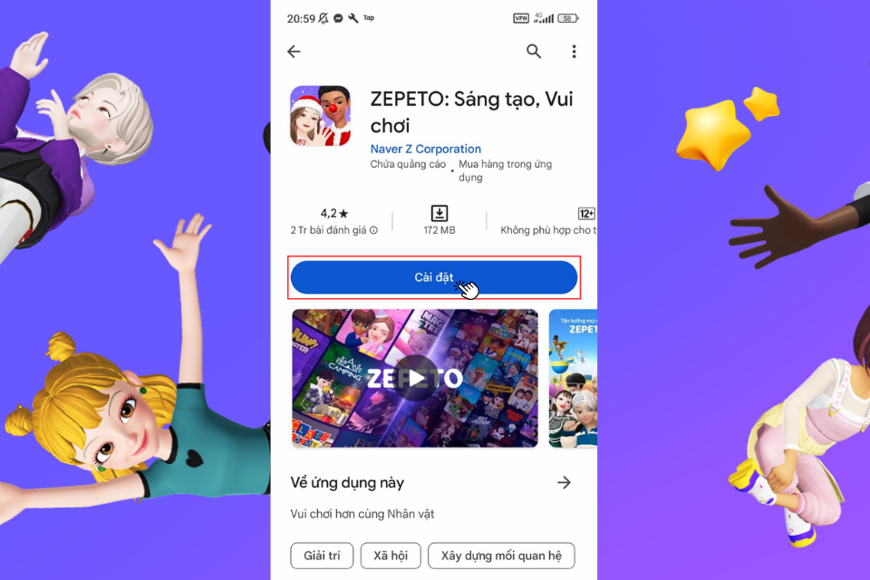 ZEPETO - Mạng xã hội phong cách 3D độc đáo
