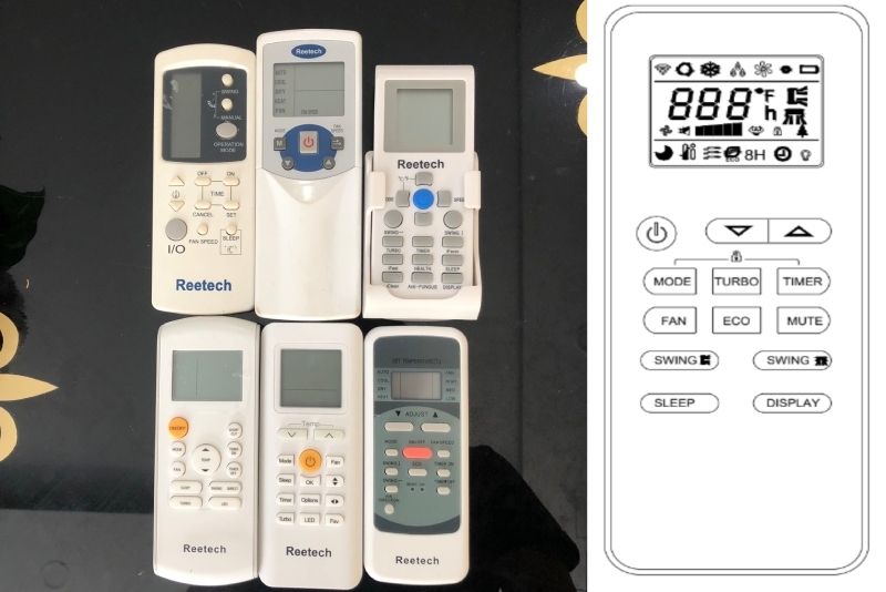 Remote máy lạnh Reetech dùng cực đơn giản cho ai chưa biết