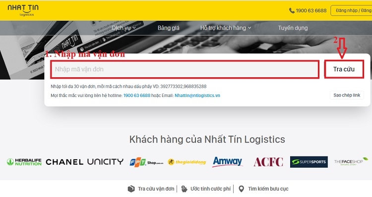 05 cách tra cứu vận đơn Nhất Tín theo dõi bưu kiện chính xác