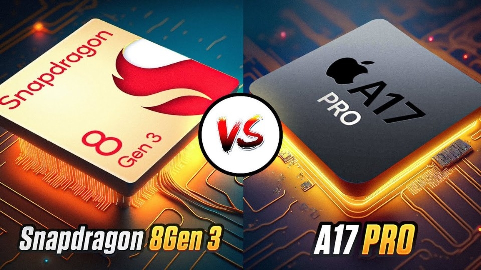 So sánh Snapdragon 8 Gen 3 vs Apple A17 pro