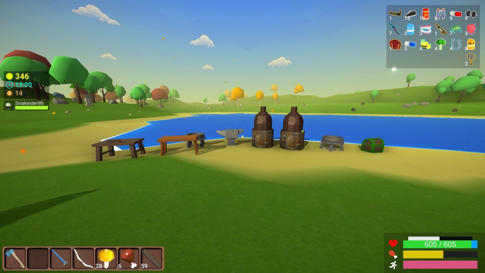 Muck - Khám phá thể loại game sinh tồn phiêu lưu hành động