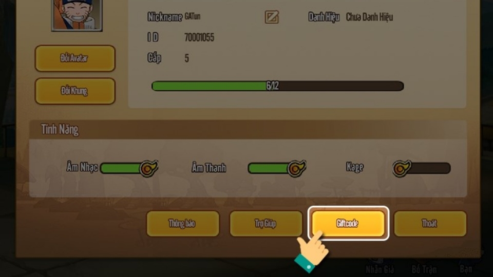 Những mã code Kage Huyền Thoại mới nhất và hướng dẫn cách nhập