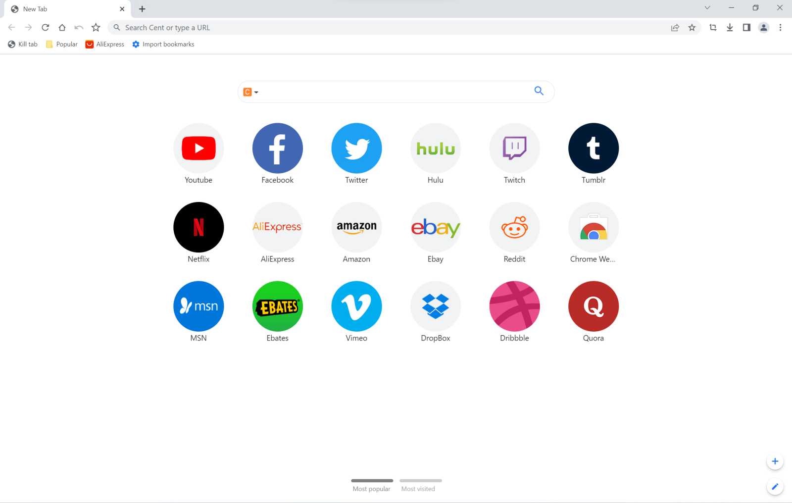Cent Browser: Trình duyệt với tính năng tinh chỉnh cho người dùng