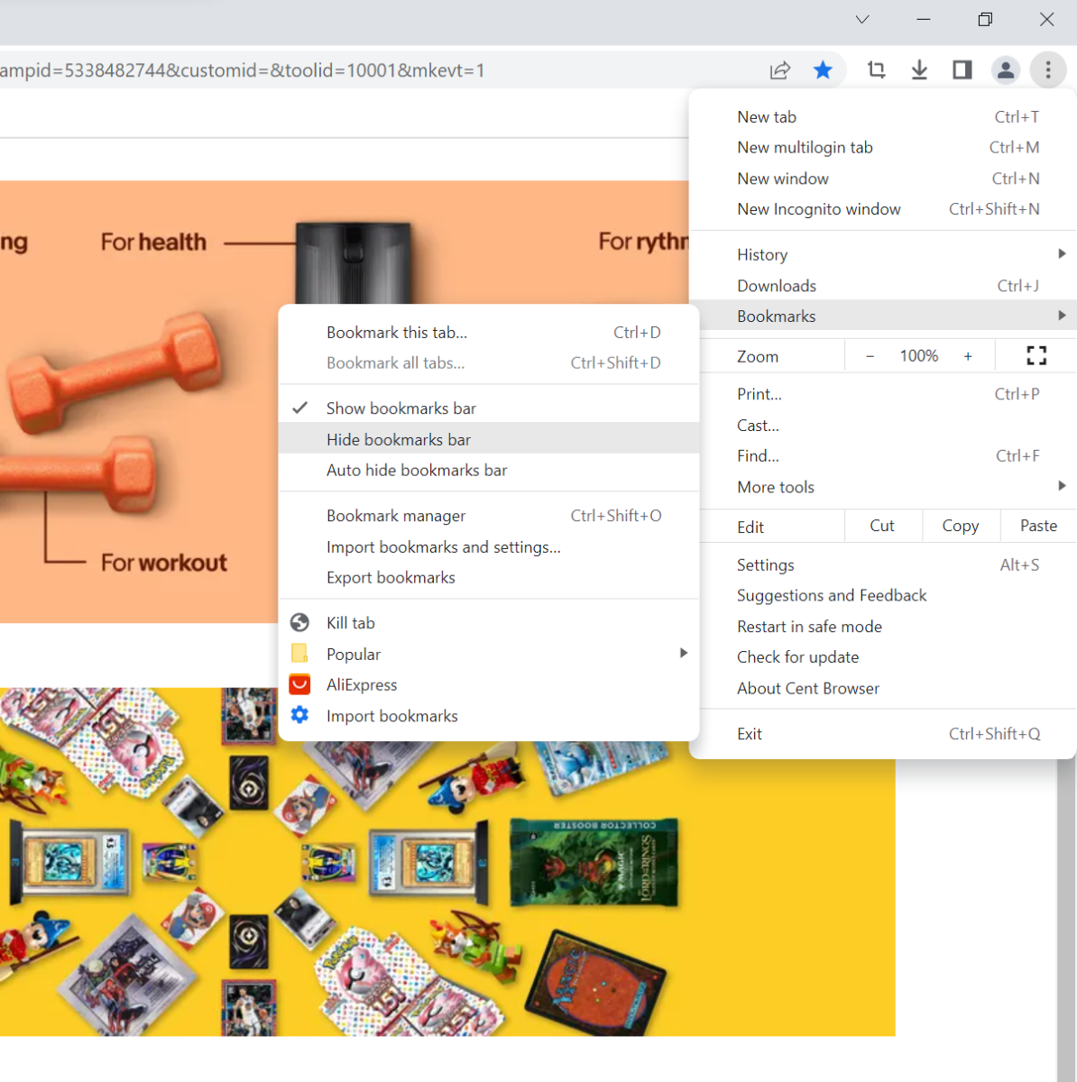 Cent Browser: Trình duyệt với tính năng tinh chỉnh cho người dùng
