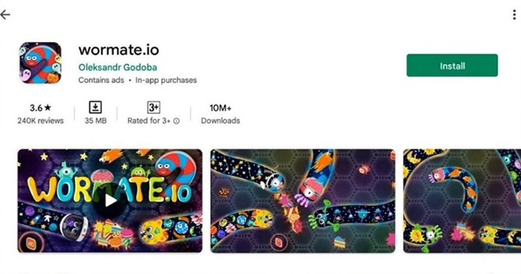 Tải Wormate.io: Rắn săn mồi phiên bản mới trên điện thoại và PC