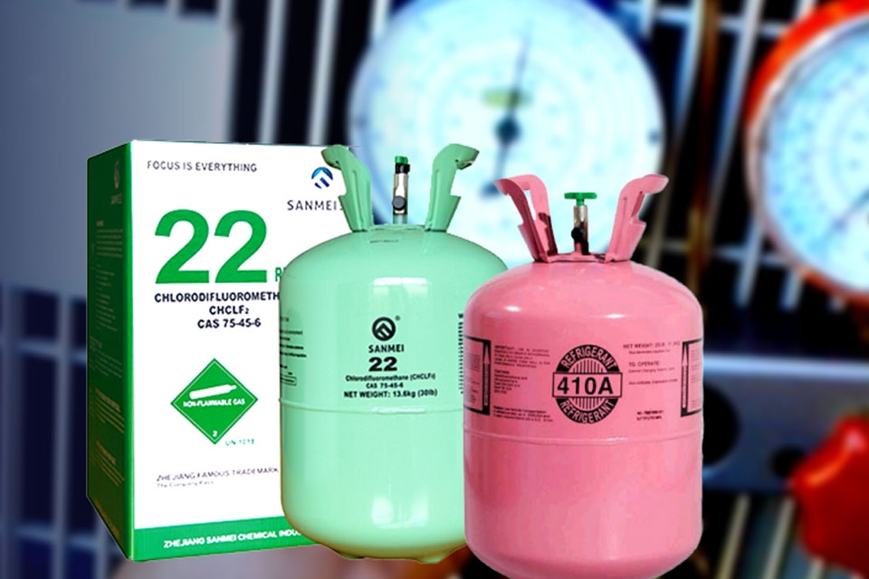 So sánh gas R22 và R410A: Đâu là loại làm lạnh nhanh và hiệu quả?