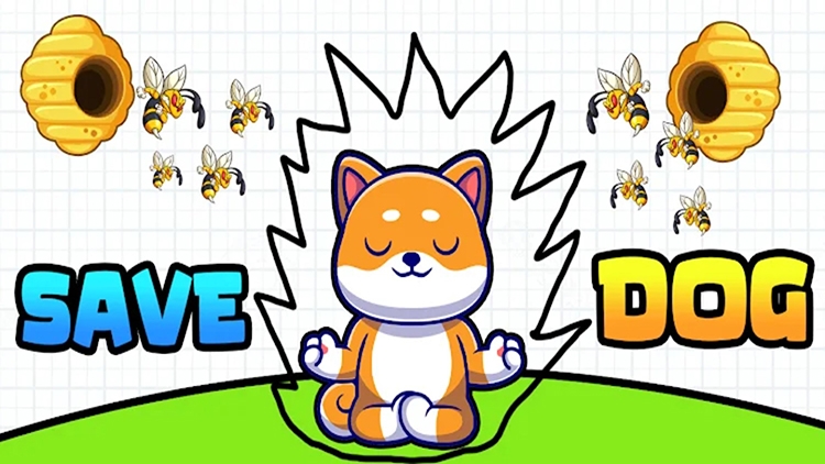 Cách tải Save The Dog: Giải cứu chú cún khỏi bầy ong cực hack não