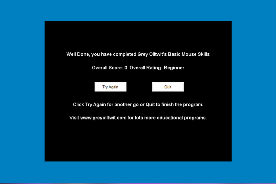 Cách tải Basic Mouse Skills - Phần mềm luyện tập sử dụng chuột