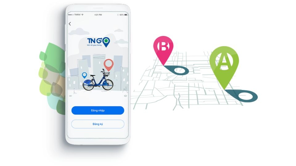 TNGO - Ứng dụng thuê xe đạp công cộng mà bạn không nên bỏ qua