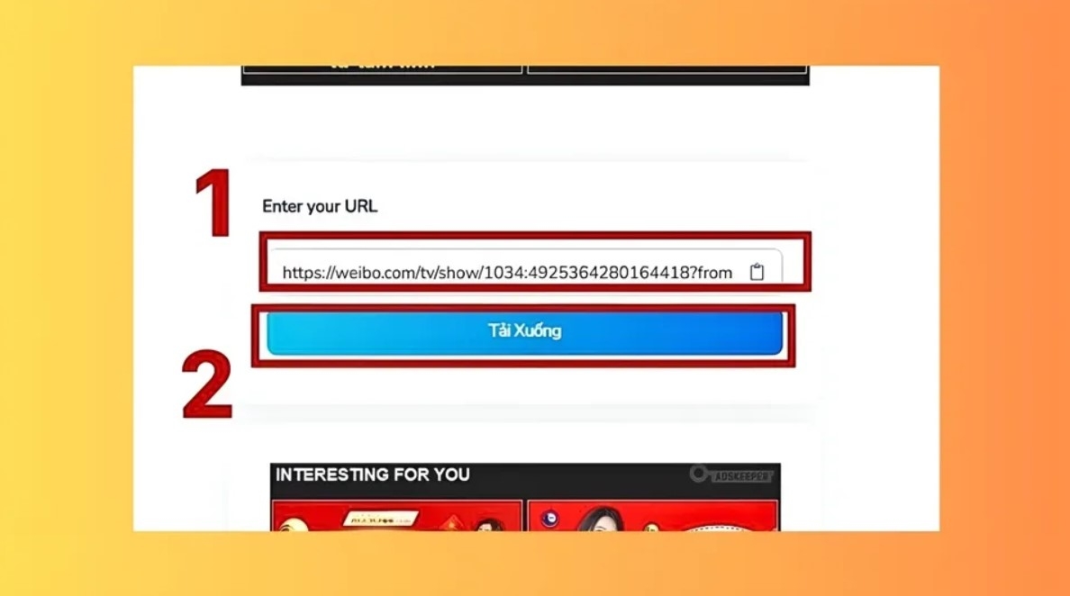 Tải video Weibo cực dễ, cực nhanh về điện thoại, máy tính
