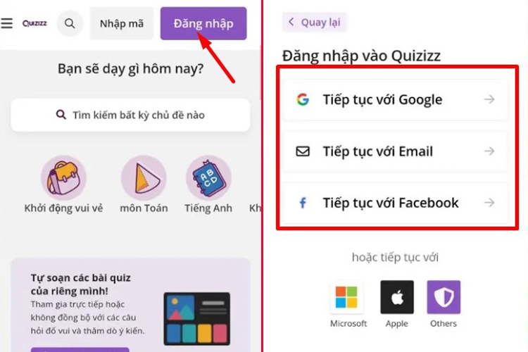 Cách tạo Quizizz trên điện thoại và máy tính nhanh chóng
