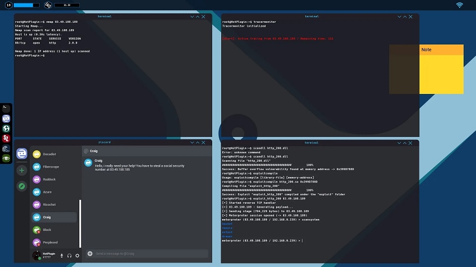 Hacker Simulator: Cho bạn thoả mãn đam mê trở thành một hacker