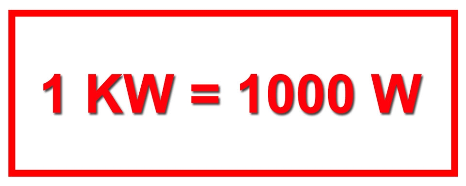1kW bằng bao nhiêu W? Cách tính mức tiêu thụ điện của thiết bị